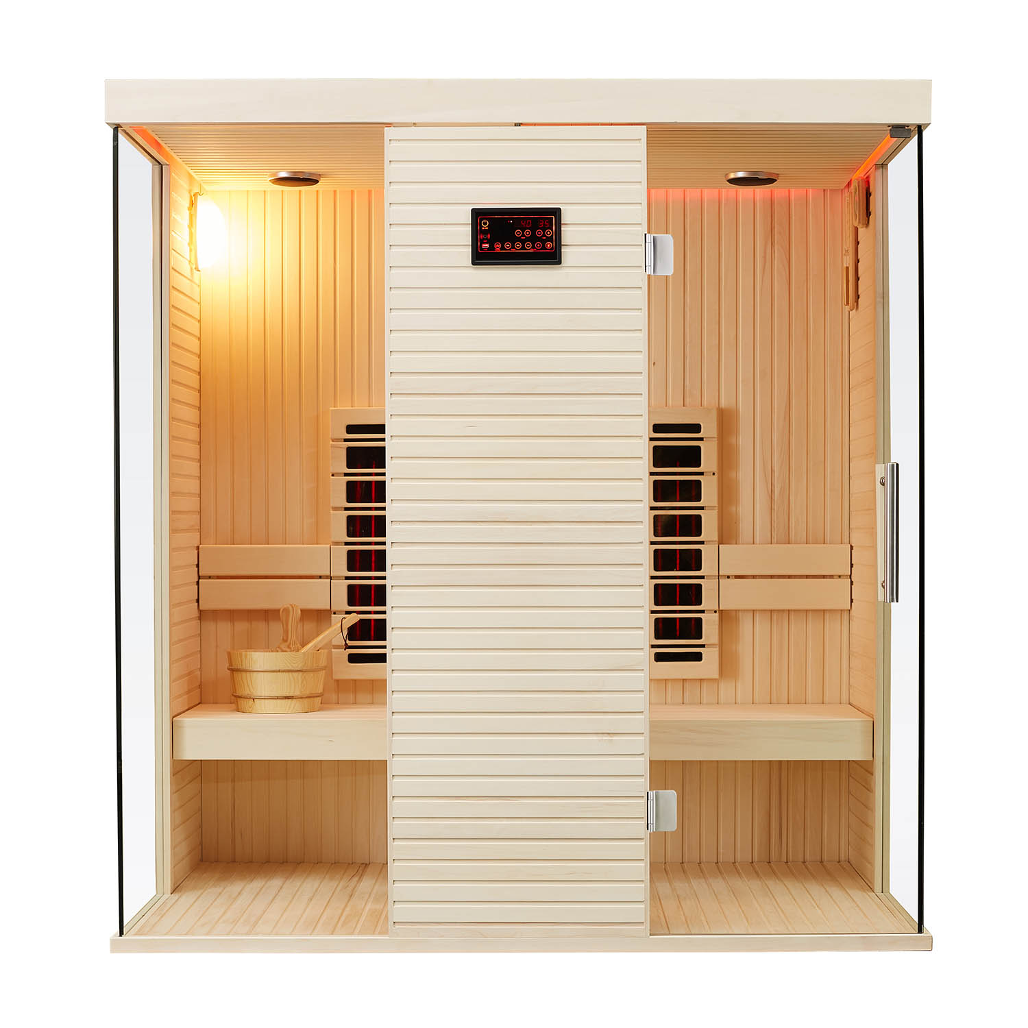 standalone wooden indoor sauna room WS-1806 - Swim Spa Manufacturer and ...