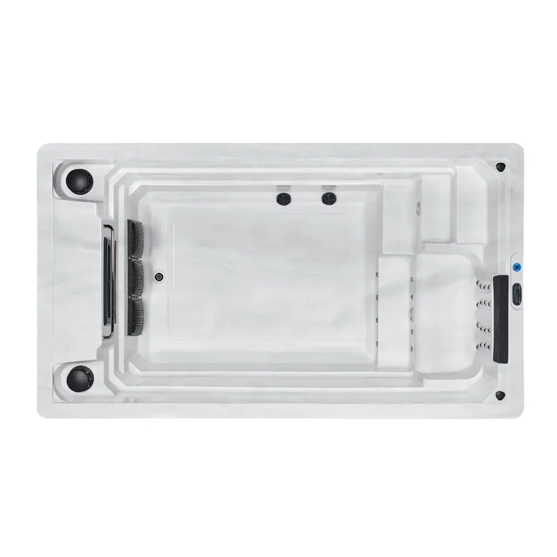 heated endless swim spa hot tub swimming pool combination WS-115AIII ...